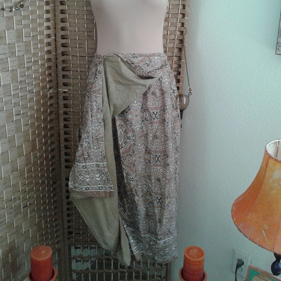 Just the girl | Skirts | Unique Boho Design Wraparound Maxi Skirt ...